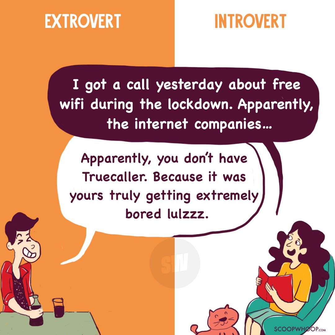 Here's How Extroverts & Introverts Are Living During The Lockdown Here's How Extroverts & Introverts Are Living During The Lockdown